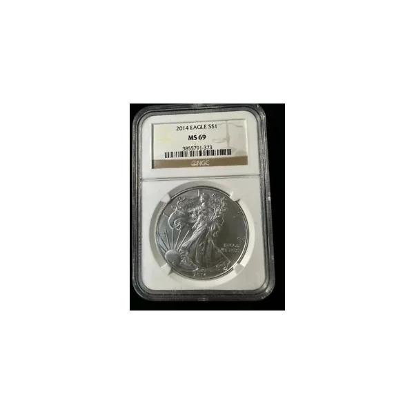 2014 シルバーイーグル NGC MS69 ~ #373