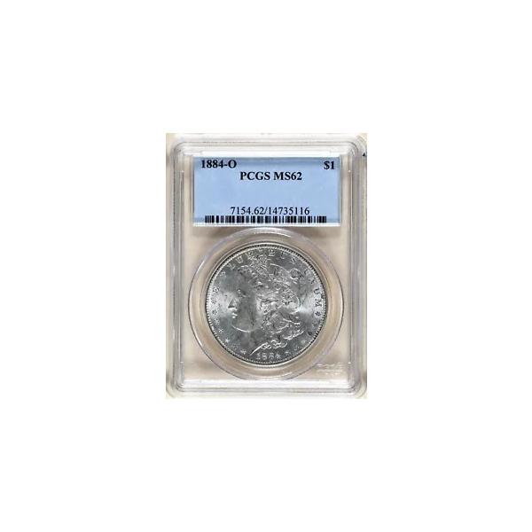 1884-O モルガン ドル PCGS MS62