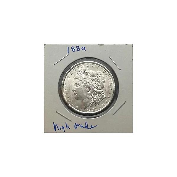 1889 AU/UNC モーガン シルバー ドル 90% $1 コイン 米国
