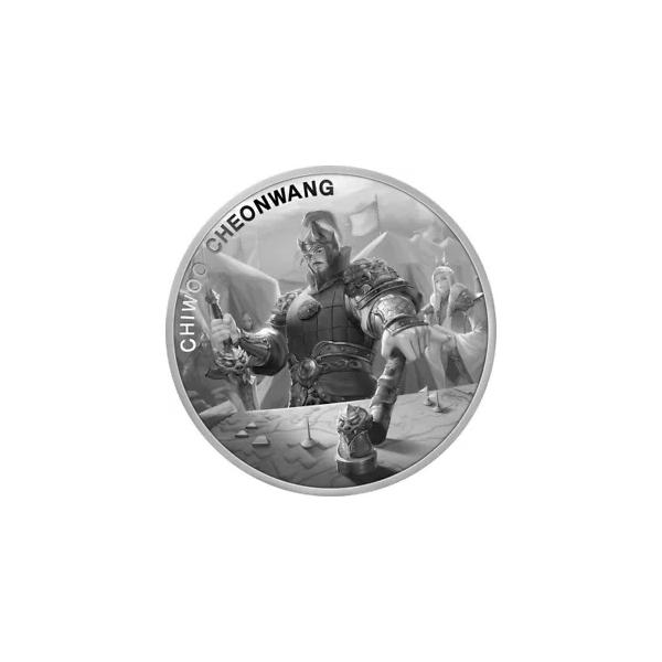 2023 1 オンス 韓国 シルバー Chiwoo Cheonwang (BU)