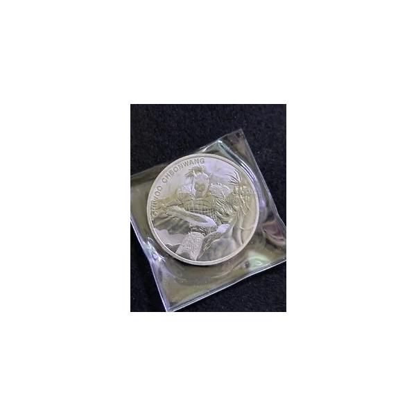 2018 韓国 1 オンス .999 ファイン シルバー Chiwoo Cheonwang コイン