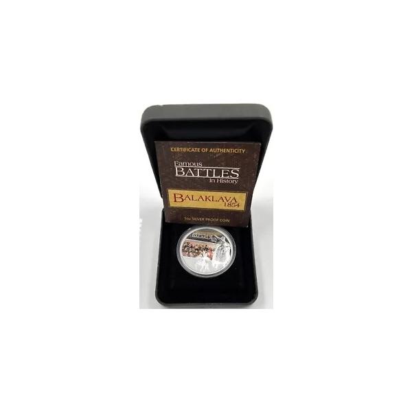 2009 ツバル $1 バラクラバ 1854 1ozt. .999 シルバー ラウンド、ボックス/COA 付き