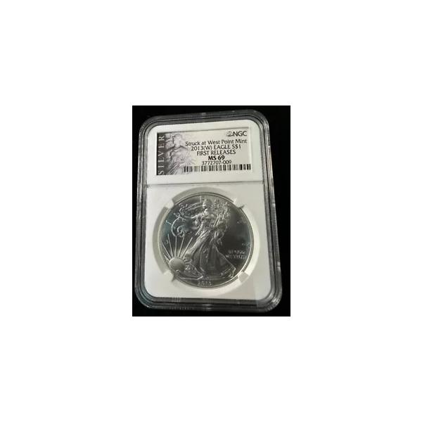 2013 (W) ウエストポイント シルバー イーグル NGC MS69 〜 #009