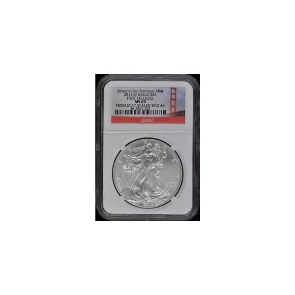 2011(S) EAGLE 早期リリース S$1 NGC MS69