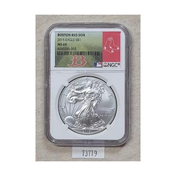 WPCoins ~ ボストン レッドソックス 2015 NGC MS69 アメリカン イーグル