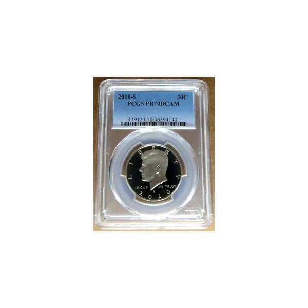2010 S Kennedy CLAD JFK ハーフダラー プルーフ PCGS PR70DCAM 50c