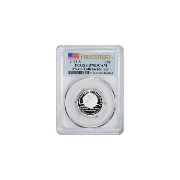 2023-S マリア トールチーフ アメリカン ワシントン シルバー クォーター PR70DCAM FS PCGS