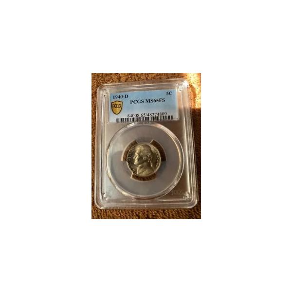1940-D &amp; 1940-S 両方ともゴールド シールド PCGS MS65 フル ステップ ジェファーソン ニッケル!