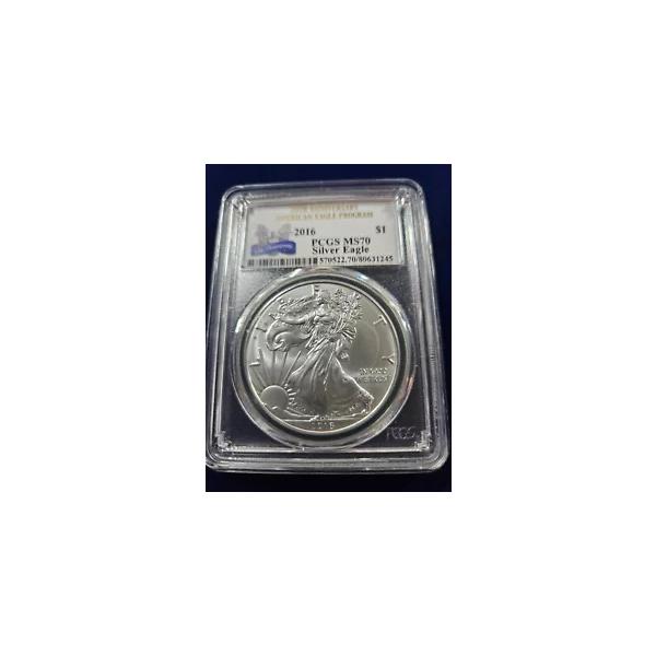 ?? 2016 30 周年記念 1 オンス $1 シルバー イーグル コイン PCGS MS70