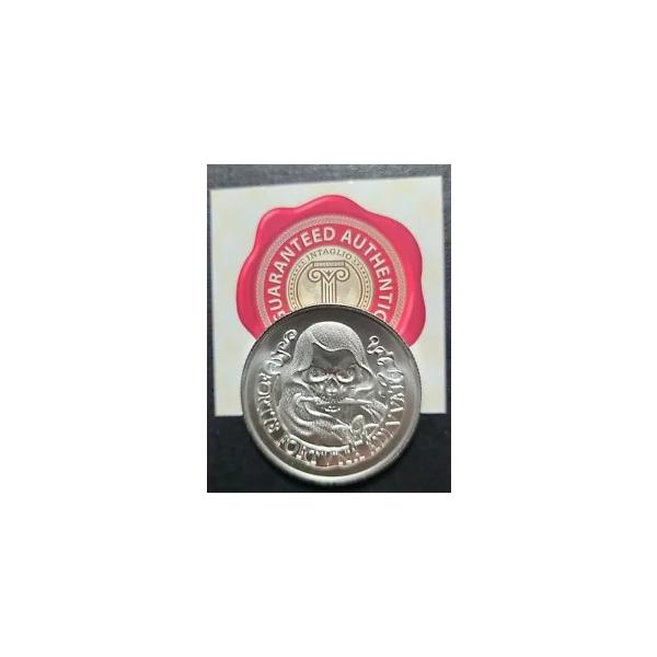 凹版 2022 Fortis Fortuna Adiuvat Strong Ones BU 1 オンス シルバー ラウンド COA