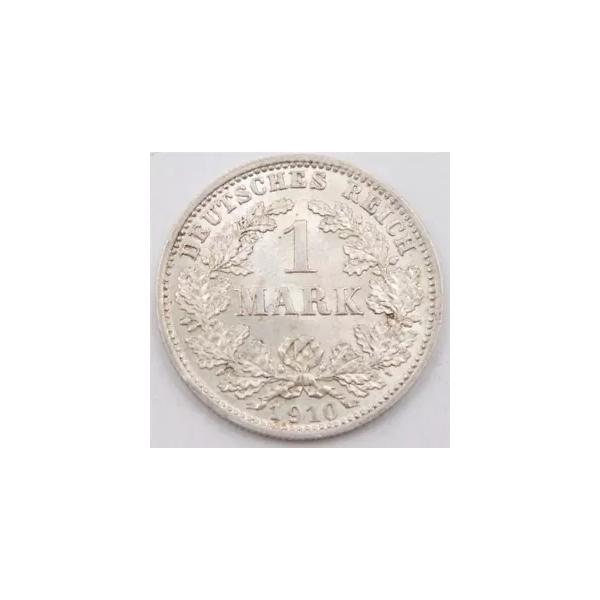1910 D ドイツ 1 マーク銀貨 選択 AU/UNC