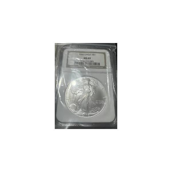 2006 W イーグル S$1 MS69 NGC
