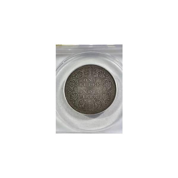 1888 インド 1 ルピー銀貨 ANACS グレード VF 20