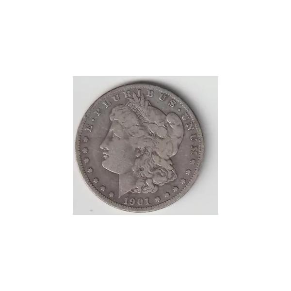1901 O モルガン ドル #434 / 非常に良い / 素晴らしいスターター コイン