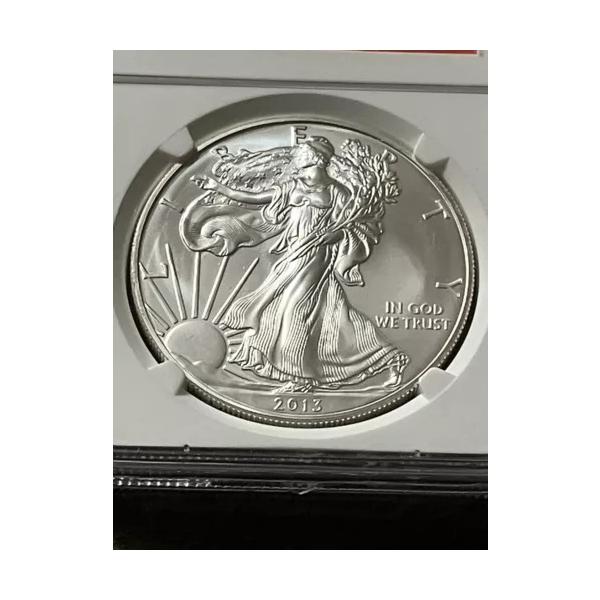 2013-(S) アメリカン シルバー イーグル MS69 PCGS がサンフランシスコで衝突 無料