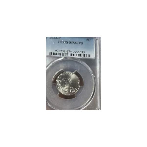 2023 P PCGS MS67FS ジェファーソン ニッケル フルステップ フィラデルフィア