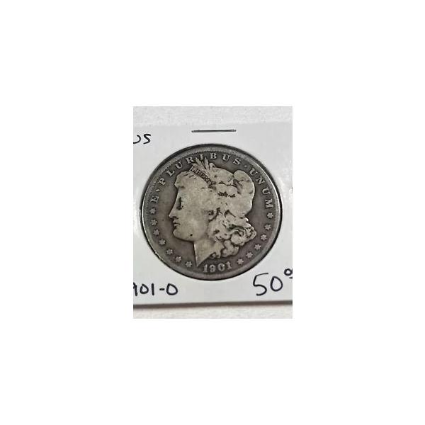 1901-O US モルガン ドル ラージ銀貨