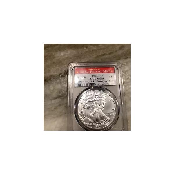 2021 ( S ) シルバー アメリカン イーグル PCGS MS 69
