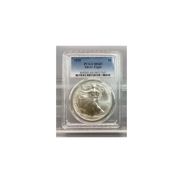 2020 アメリカン シルバー イーグル - PCGS MS 69