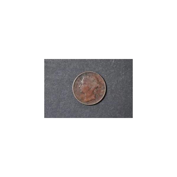 Straits Settlements (QV) 1899 1/4 セント青銅貨 (重量 : 2.32 g ) C736