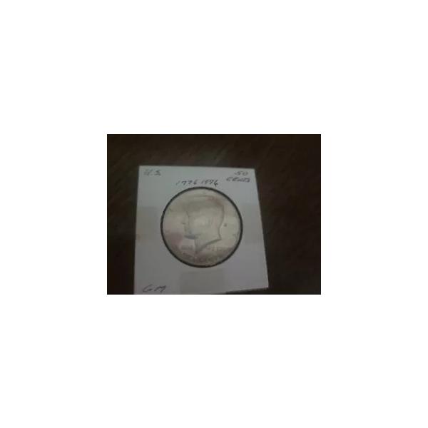 1776-1976- ケネディ建国200周年記念ハーフダラー50セントコイン未流通造幣局