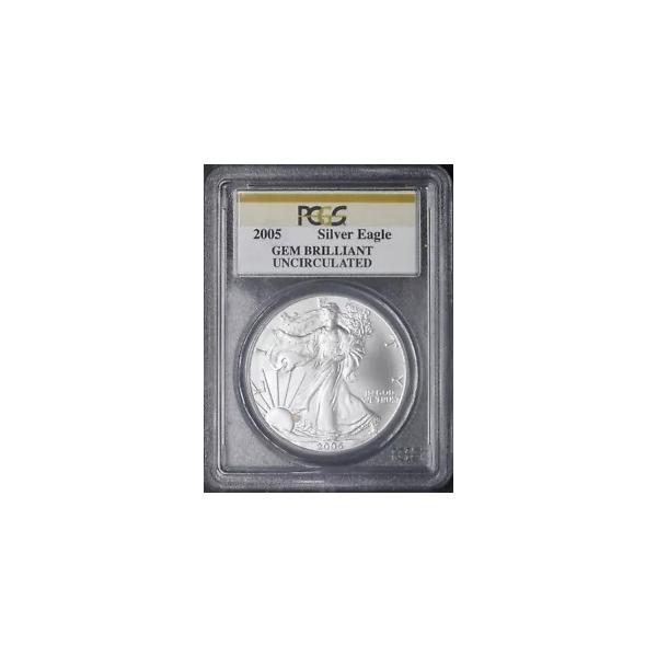 2005 アメリカン シルバー イーグル - PCGS ジェム ブリリアント 未流通 - ?COINGIANTS?