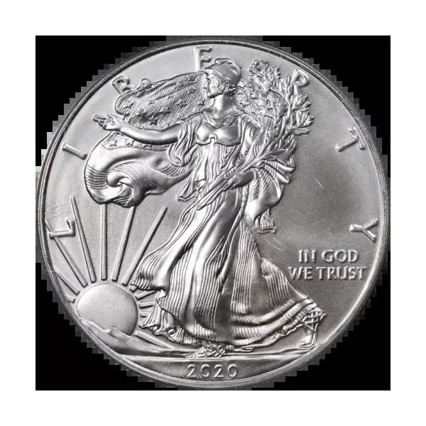 2020 (P) シルバー アメリカン イーグル $1 PCGS MS69 緊急発行