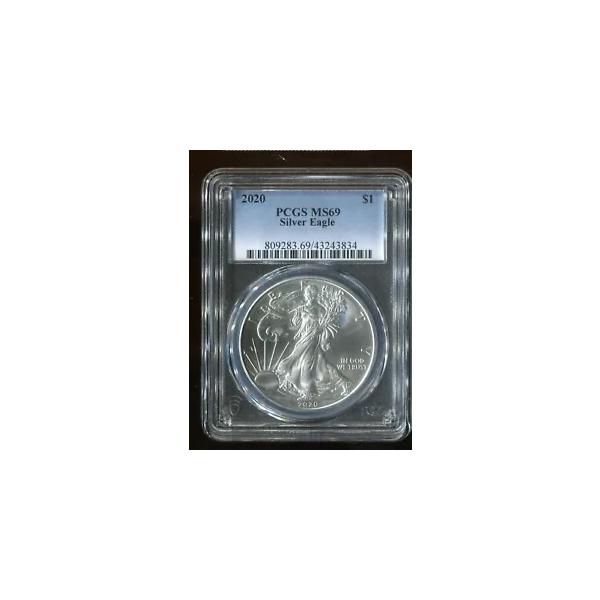2020 $1 シルバー イーグル PCGS MS69