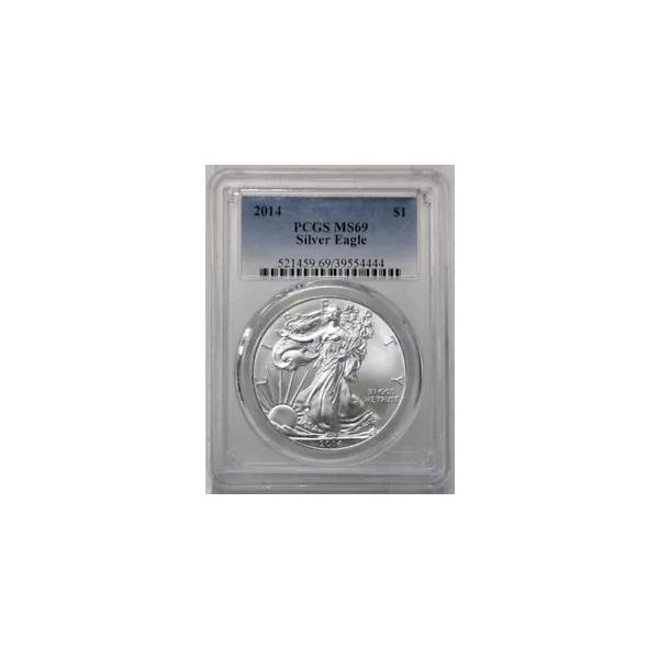 2014 アメリカン シルバー イーグル PCGS MS 69