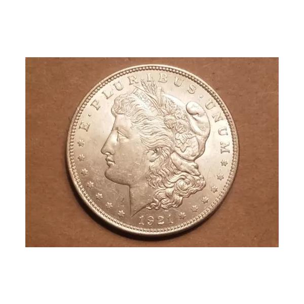 1921 P モルガン シルバー ダラー リバティ ヘッド $1 コイン 未流通 BU UNC MS