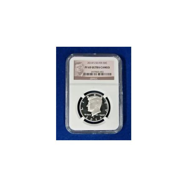 2014 S シルバー 50c PF 69 ウルトラ カメオ-NGC