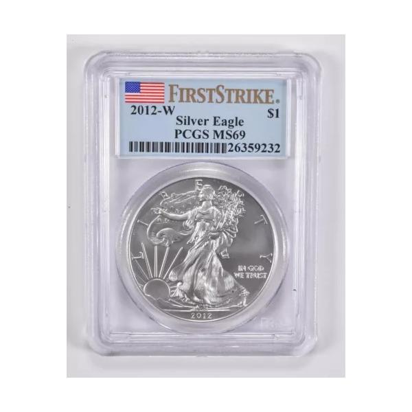 MS69 2012-W アメリカン シルバー イーグル FS PCGS ファースト ストライク *7566