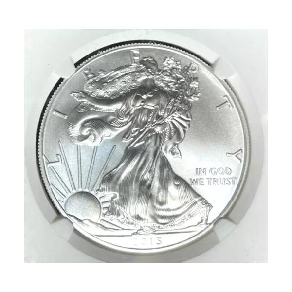2015 AMERICAN SILVER EAGLE - NGC MS 69 ファーストリリース ~美しいコイン~