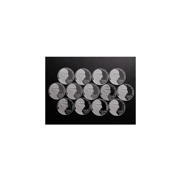 2010-2024 S Jefferson Nickel Choice to Gem Cameo Proof Run 15 コイン米国造幣局ロット。