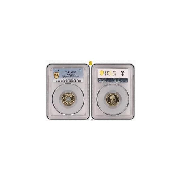 2023 オーストラリア建国 35 周年記念 2 ドル コイン セット 救急車サービス PCGS MS66