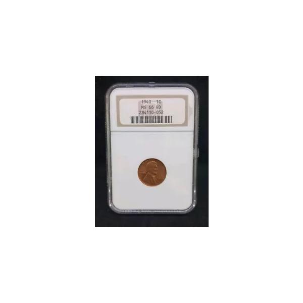 1940 NGC MS66 RD リンカーン ウィート ペニー コイン