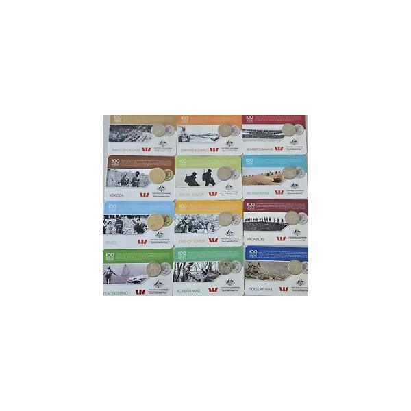 ANZAC コイン コレクション オーストラリア王立造幣局 - 12x コイン