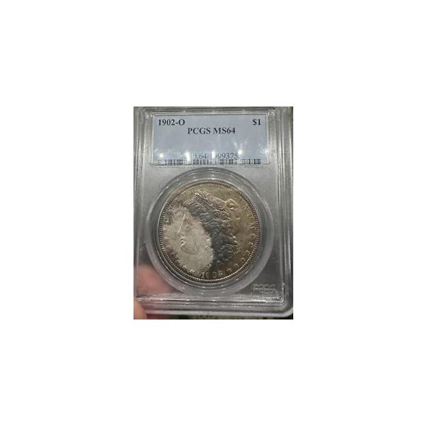 1902 O モーガン シルバー ダラー PCGS MS64 ユニークで美しい表面の調色