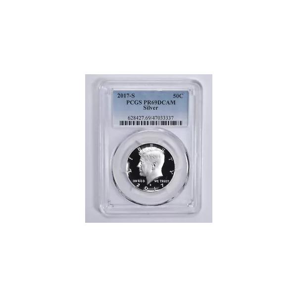 PR69 DCAM 2017-S シルバー ケネディ ハーフダラー PCGS ブルーラベル