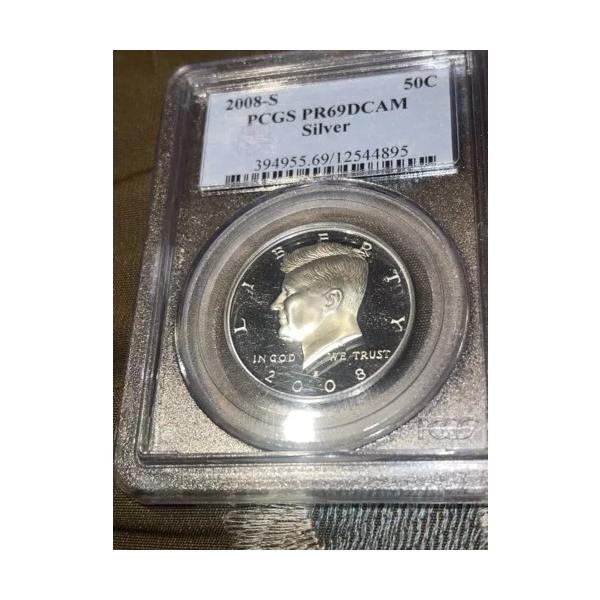 2008-S 50C シルバー ケネディ ハーフダラー プルーフ PCGS PR69DCAM ?? 素晴らしい