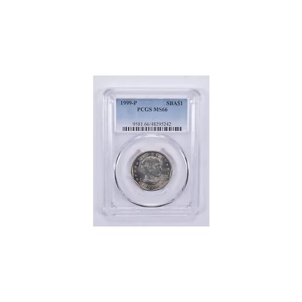 1999-P スーザン B アンソニー ドル MS66 PCGS ブルーラベル