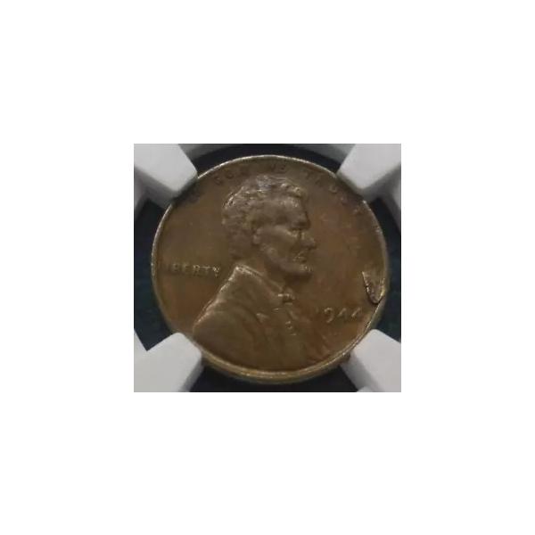 1944 NGC XF45 BN 表面ラミネート小麦セント硬貨、巨大な保持ラミネート