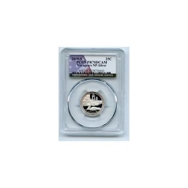 2018 S 25C シルバー ボヤジャーズ クォーター PCGS PR70DCAM