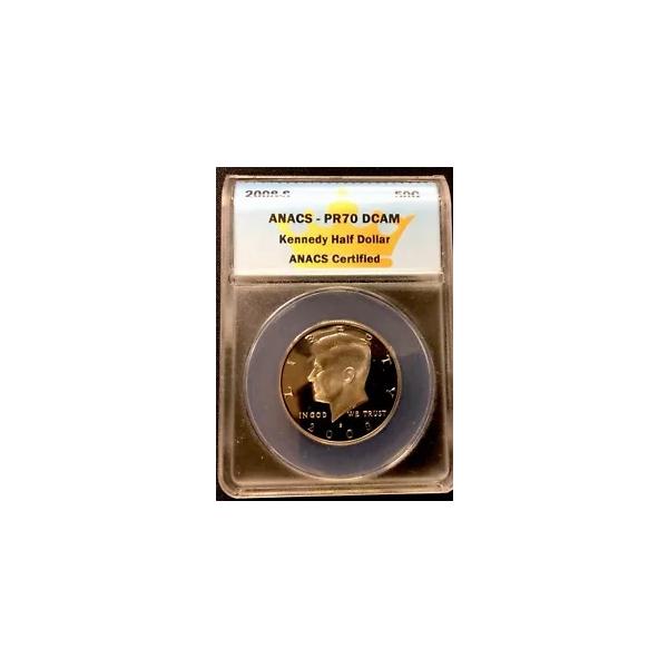 2008 S ケネディ ハーフダラー ANACS PR70 DCAM! ENNコイン