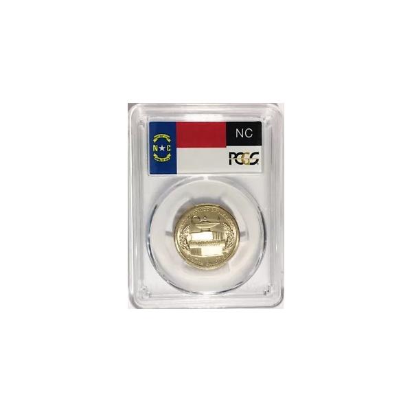 2021 D Pos B ノースカロライナ イノベーション ドル PCGS MS 66 州旗ラベル