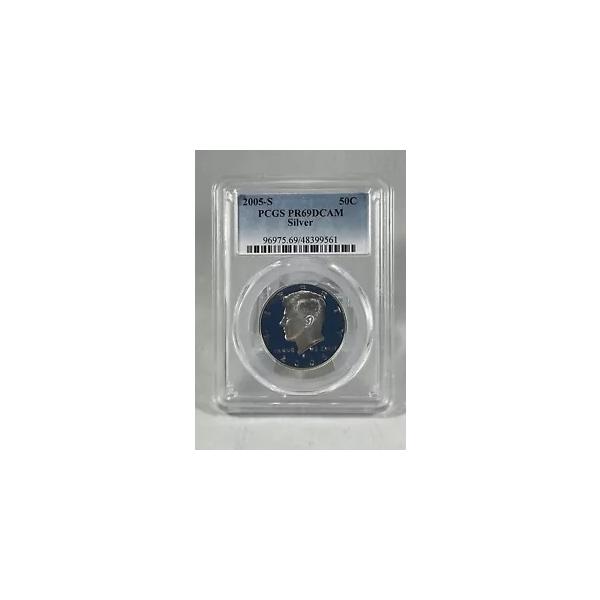 2005 S 50C シルバー ケネディ ハーフダラー PCGS PR69DCAM