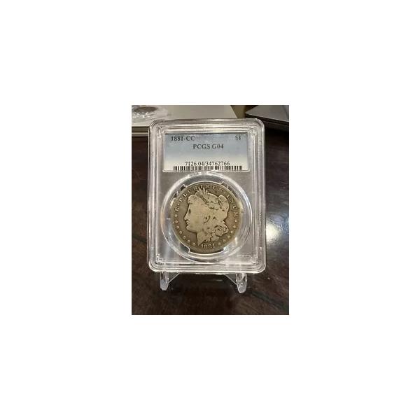 1881-CC モーガン PCGS G04 $1 ドル ロー ボール
