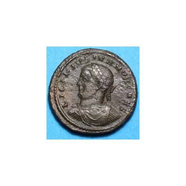 ローマコイン AE FOLLIS LICINIUS II 317-324 AD CASARVM NOSTRORVM VOT V テッサロニカ