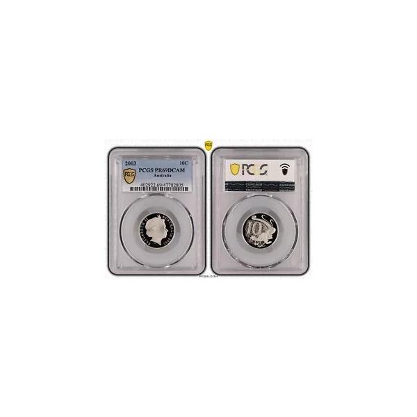 オーストラリア 2003 テン セント 10c プルーフ コイン PCGS PR69DCAM #2805