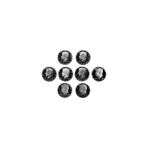 1971-1979 プルーフ ケネディ ハーフダラー ラン ジェム DCAM CN-Clad 8 コイン